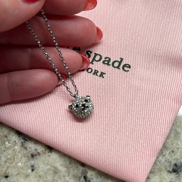 kate spade | Jewelry | Kate Spade Arctic Friends Pave Necklace Nwt ...